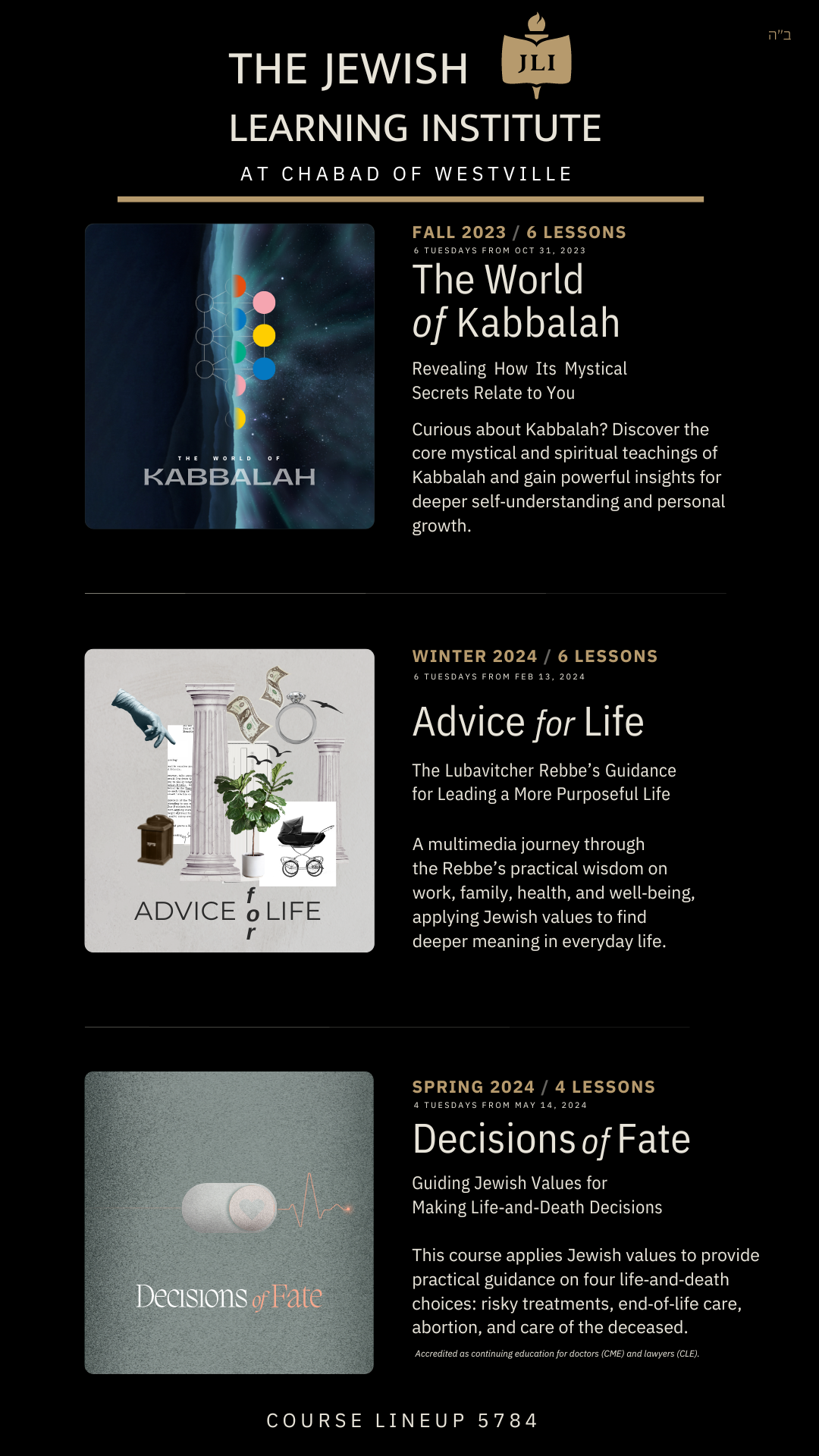 MY JLI LEARNING | www.chabadwestville.org